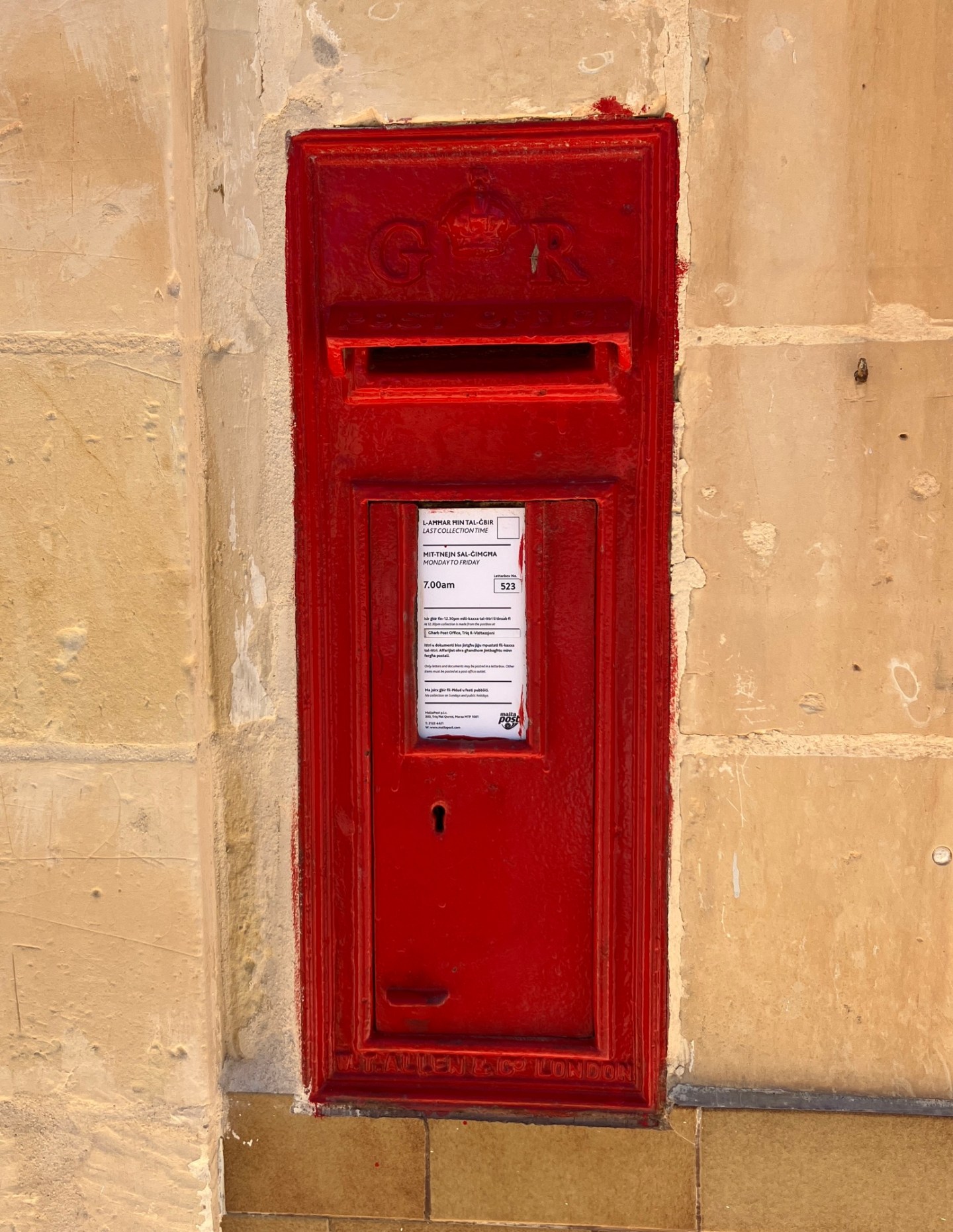 Post boxes of Malta – The Glasgow Gallivanter